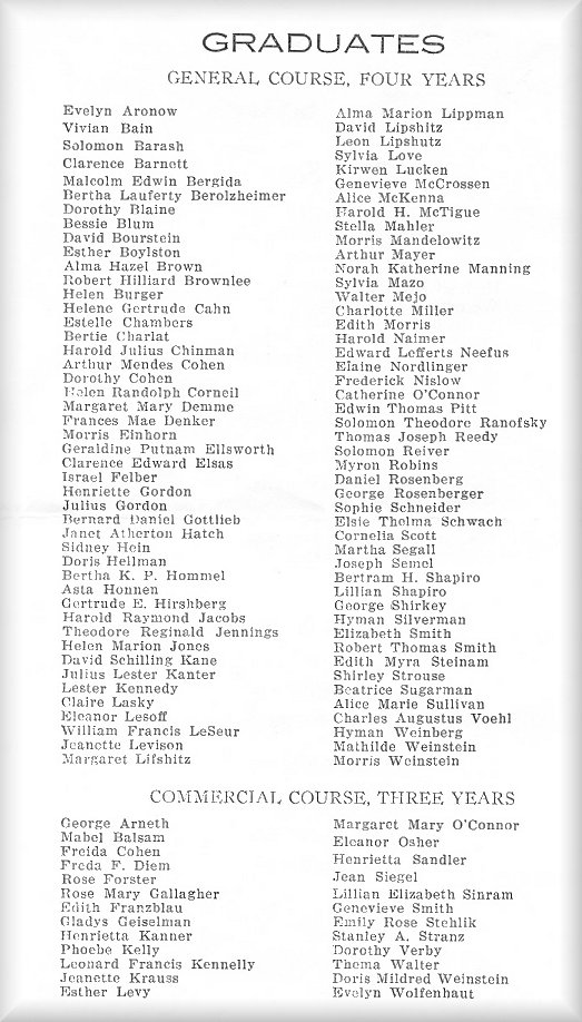 FRHS 1924 Graduation